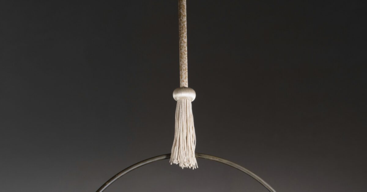 Art Deco glass disc pendant | Bloomberry