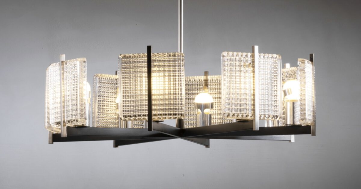 Danish Modern chandelier | Bloomberry