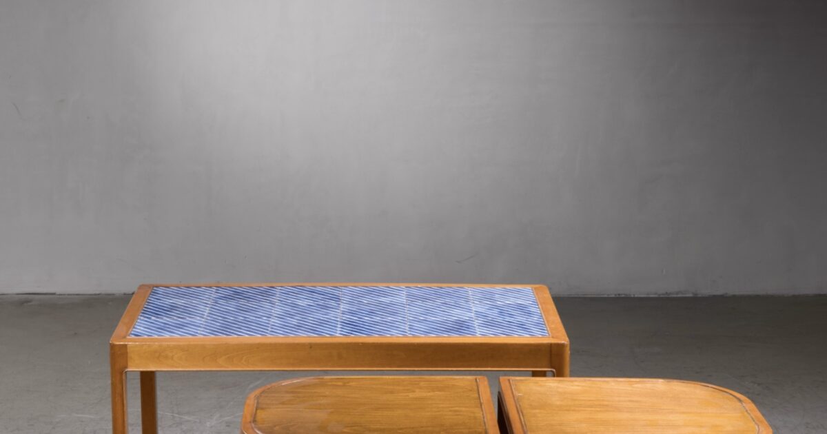 Ingrid Atterberg nesting tables for Ekeby Verkstad | Bloomberry